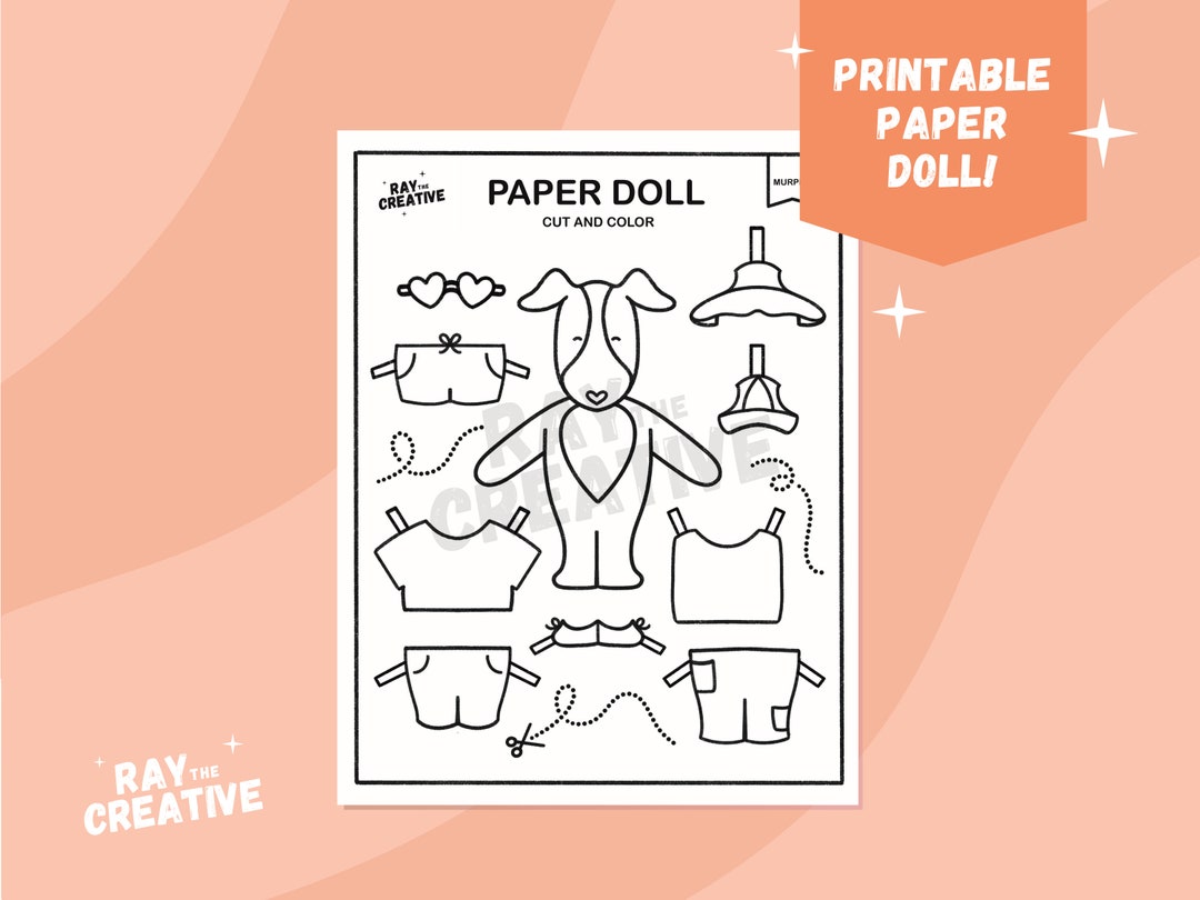 Murphy Paper Doll Digital Download - Etsy