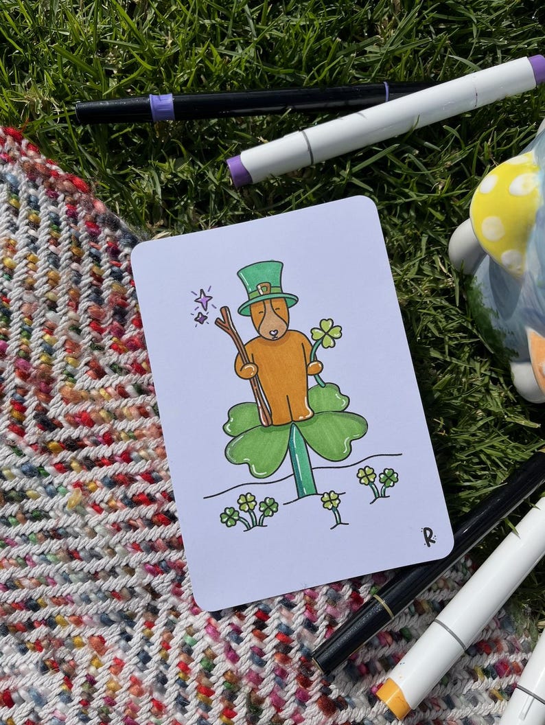 Mini página para colorear imprimible del Día de San Patricio - Etsy México