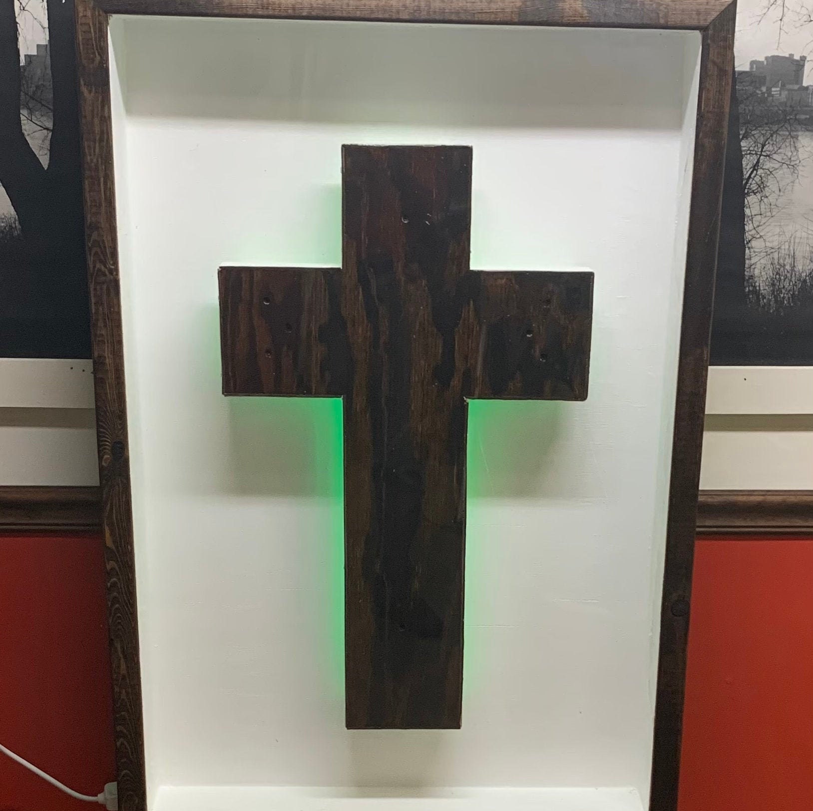 Cross Shadow Box | Etsy