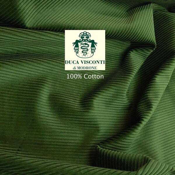 Green Corduroy Fabric - Etsy