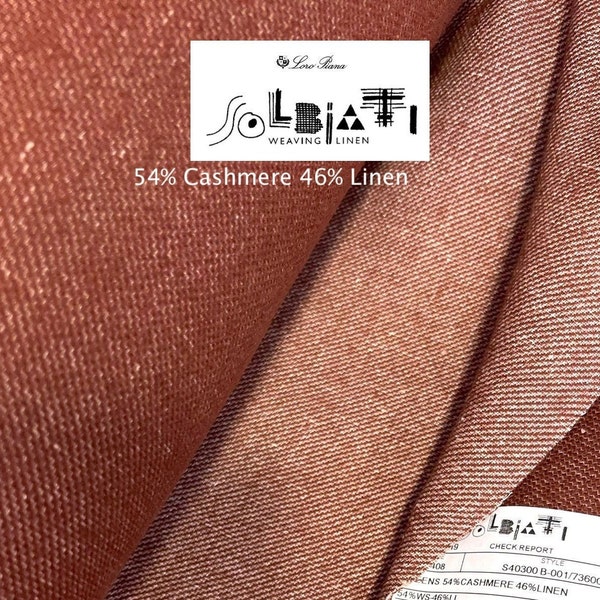 Linen Rust Fabric - Etsy