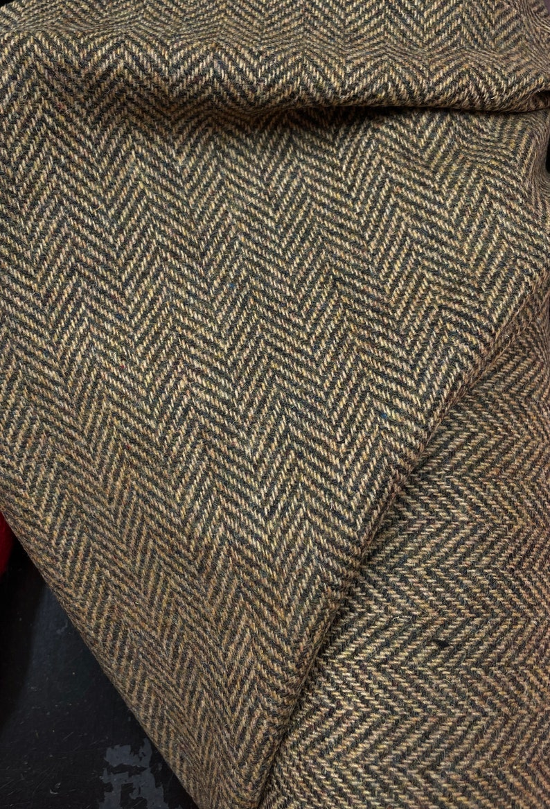 Tessuto tweed di lana rivestimento a spina di pesce maculato - Etsy Italia