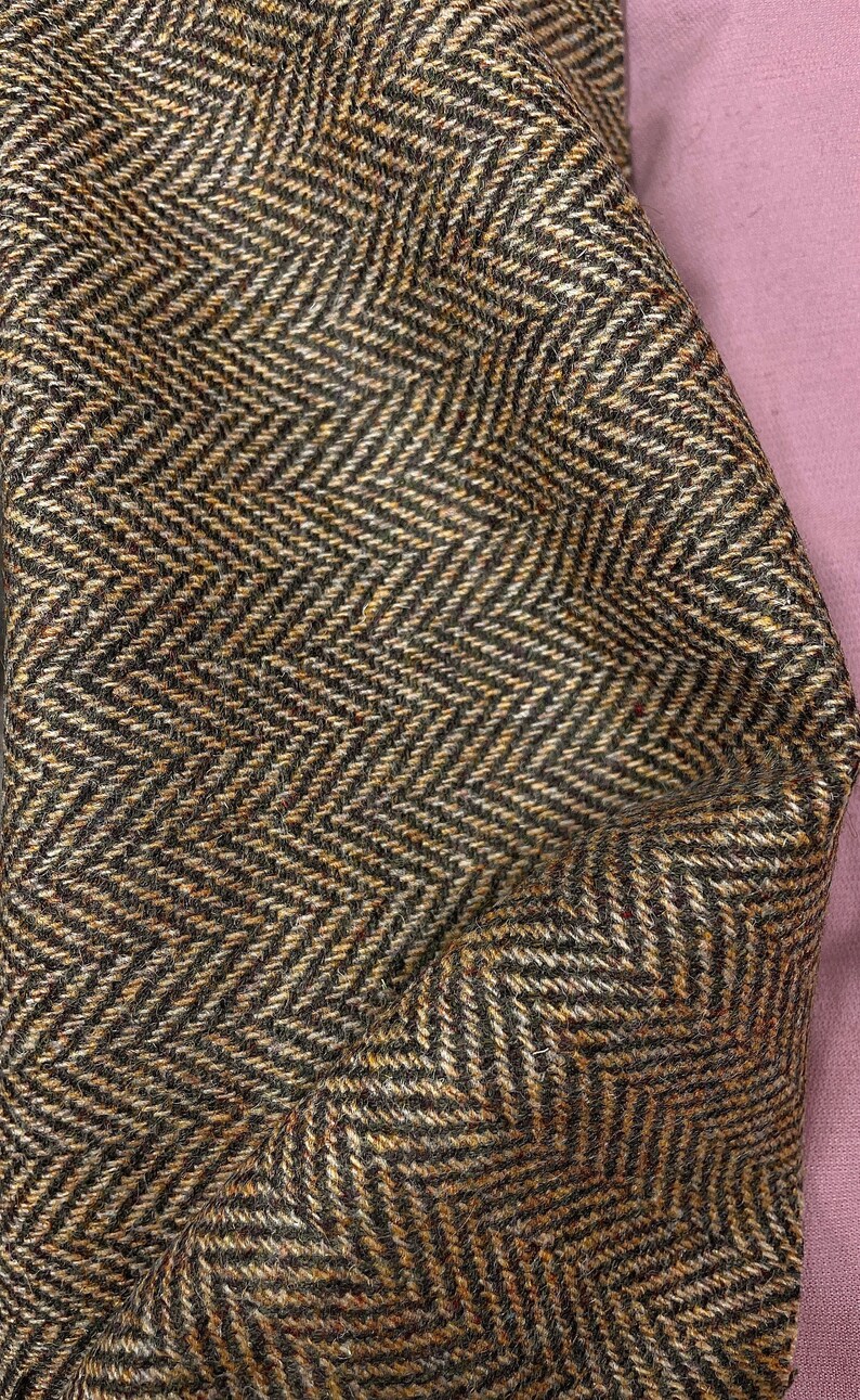 Tessuto tweed di lana rivestimento a spina di pesce maculato - Etsy Italia