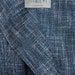 Wool Linen Cotton Suiting Fabric Blue-white Melange Hopsack - Etsy