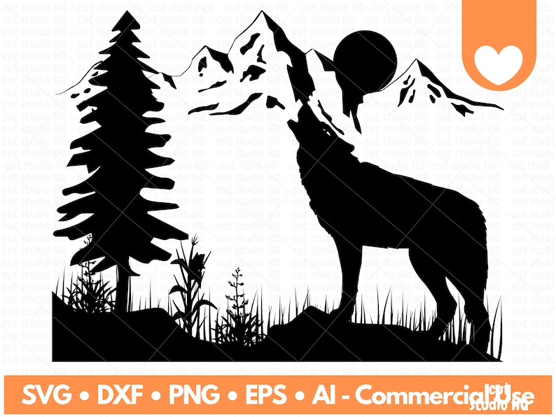 Loup avec des fleurs svg, loup svg, fleur de loup svg, tête de loup svg ...