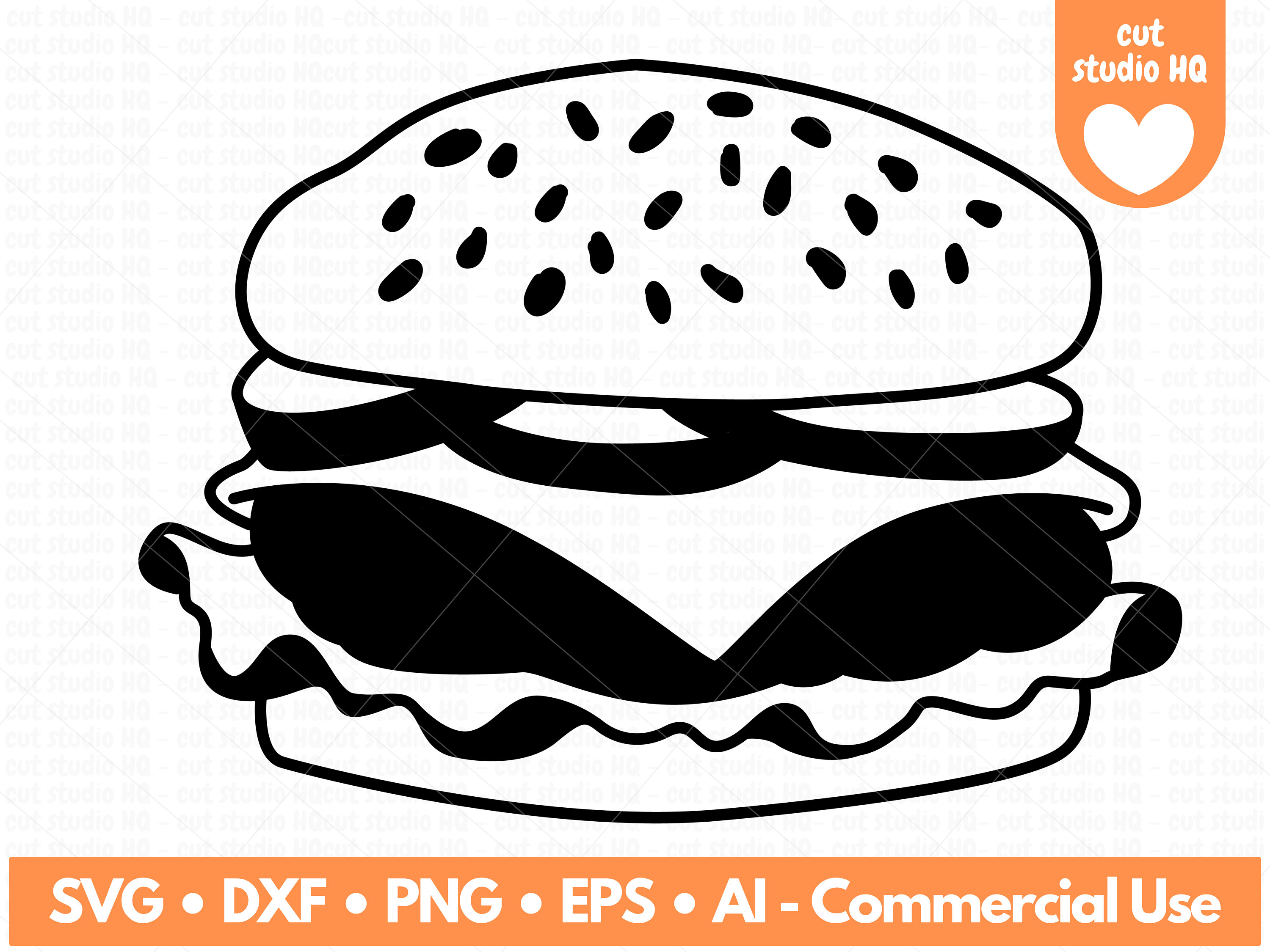 Cheeseburger Svg, Hamburger Svg, Burger Svg, Fast Food Svg, Food ...