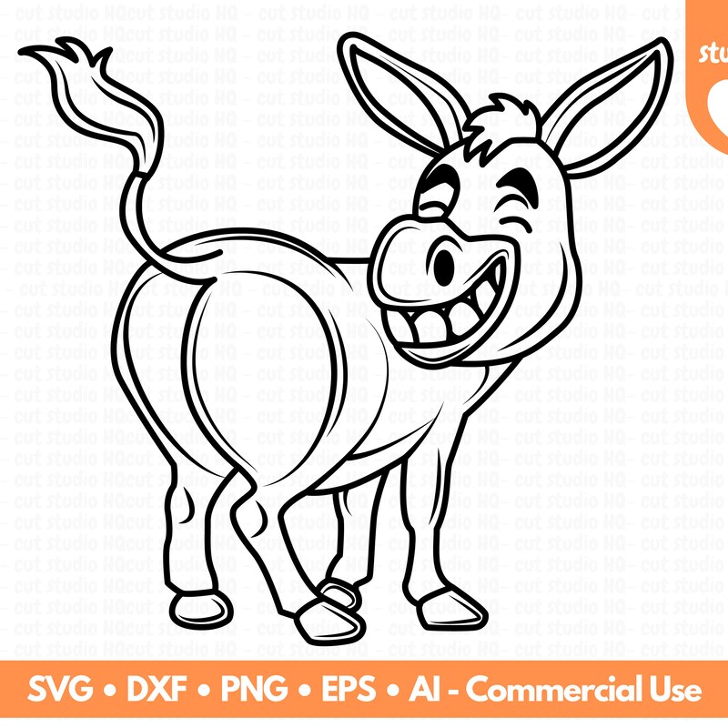 Donkey Svg - Etsy