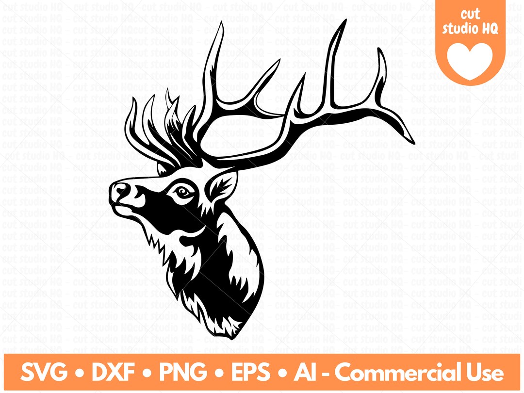 Deer Split Monogram Instant Digital Download Svg, Png, Dxf, and Eps ...