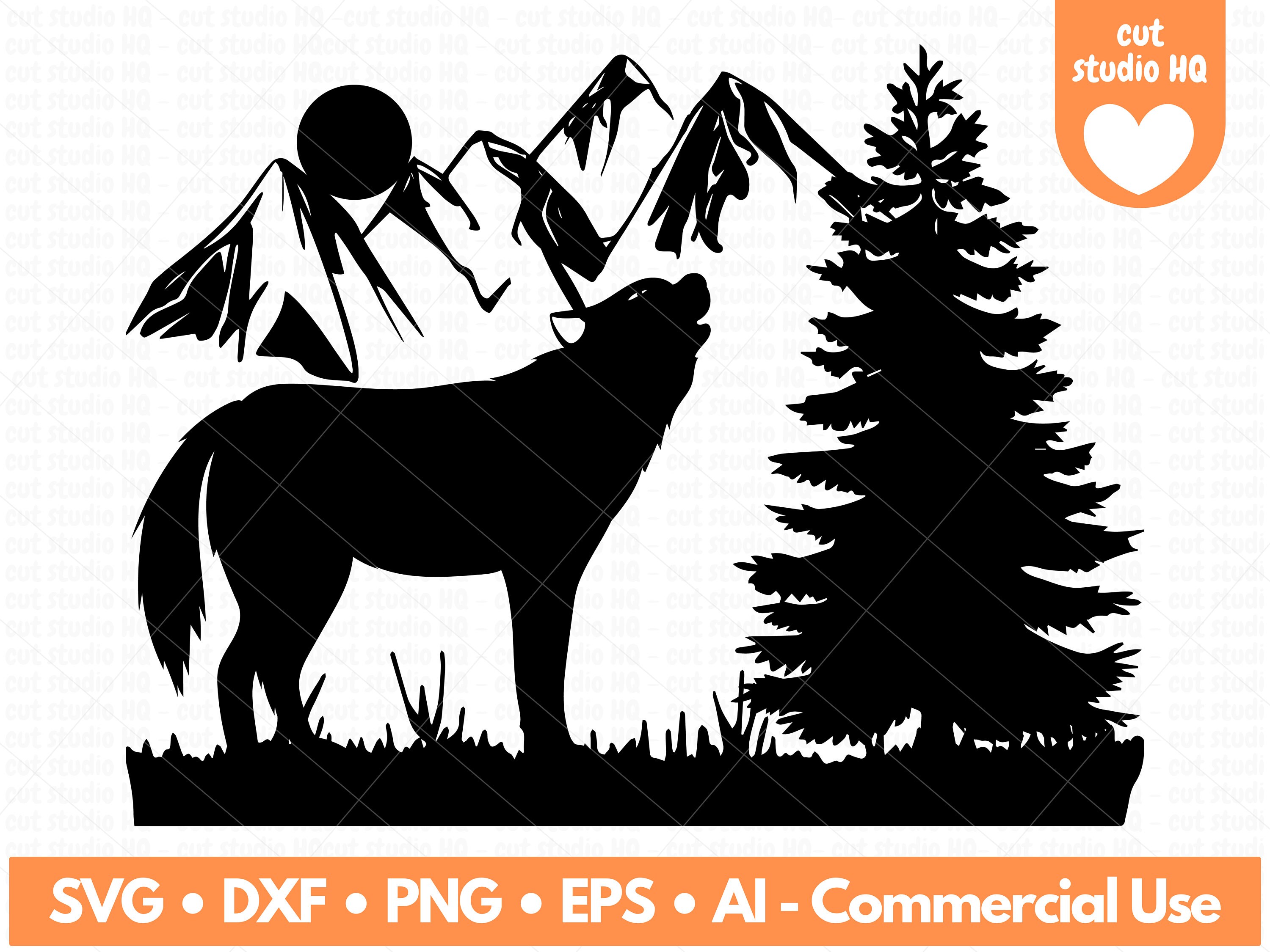 Lobo svg, animal svg, cabeza de lobo svg, lobo png, archivo de corte de ...