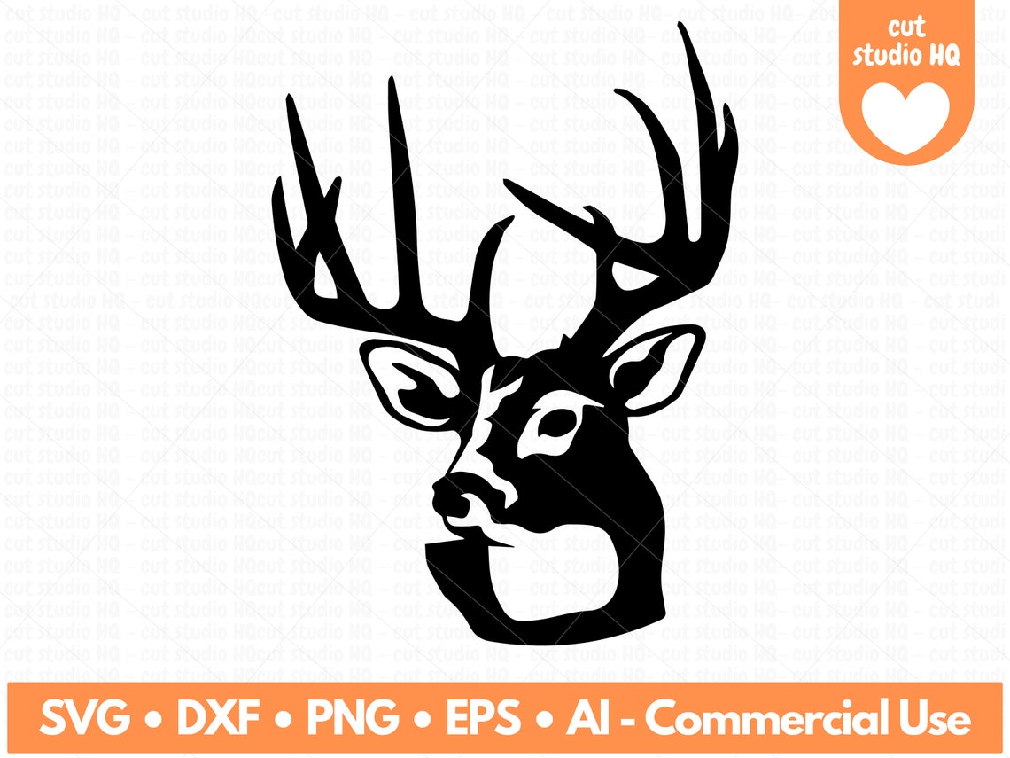 Deer Antlers SVG, Deer Antlers Png, Deer Antlers Dxf, Deer Antlers Eps ...