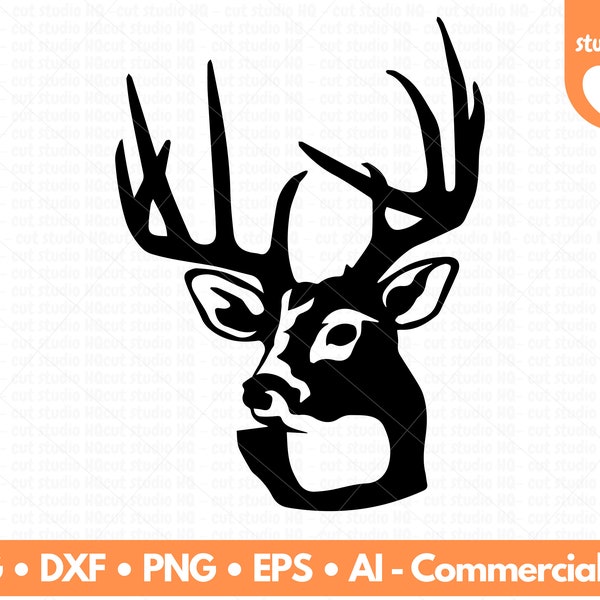 Deer Antler Dxf - Etsy