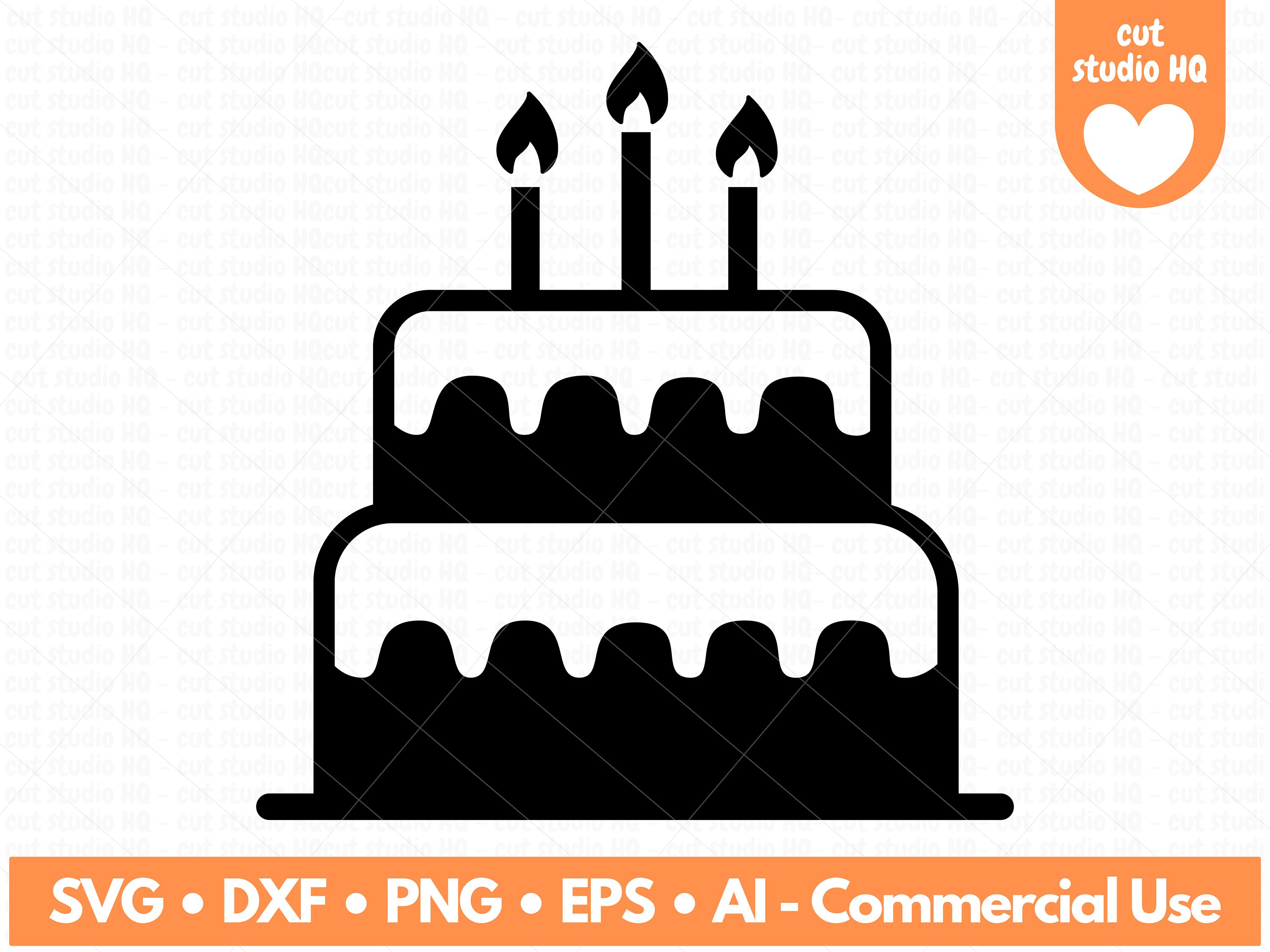 Bday Cake Svg Birthday Cake Svg Birthday Svg Party Svg - Etsy