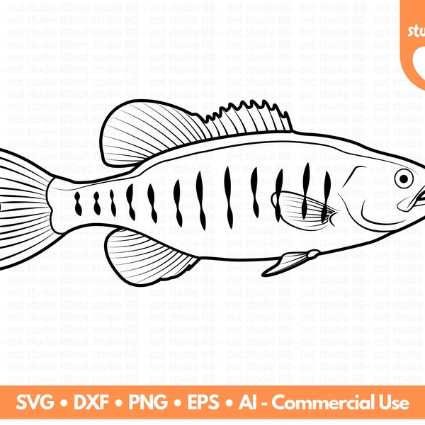 Perch Svg - Etsy