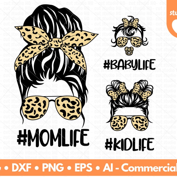 Mom Life Svg - Etsy