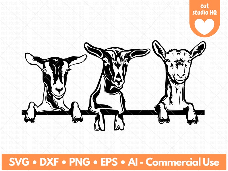 Goat SVG, Goat Png, Goat Dxf, Goat Eps, Goat Vector File, Cricut - Etsy UK