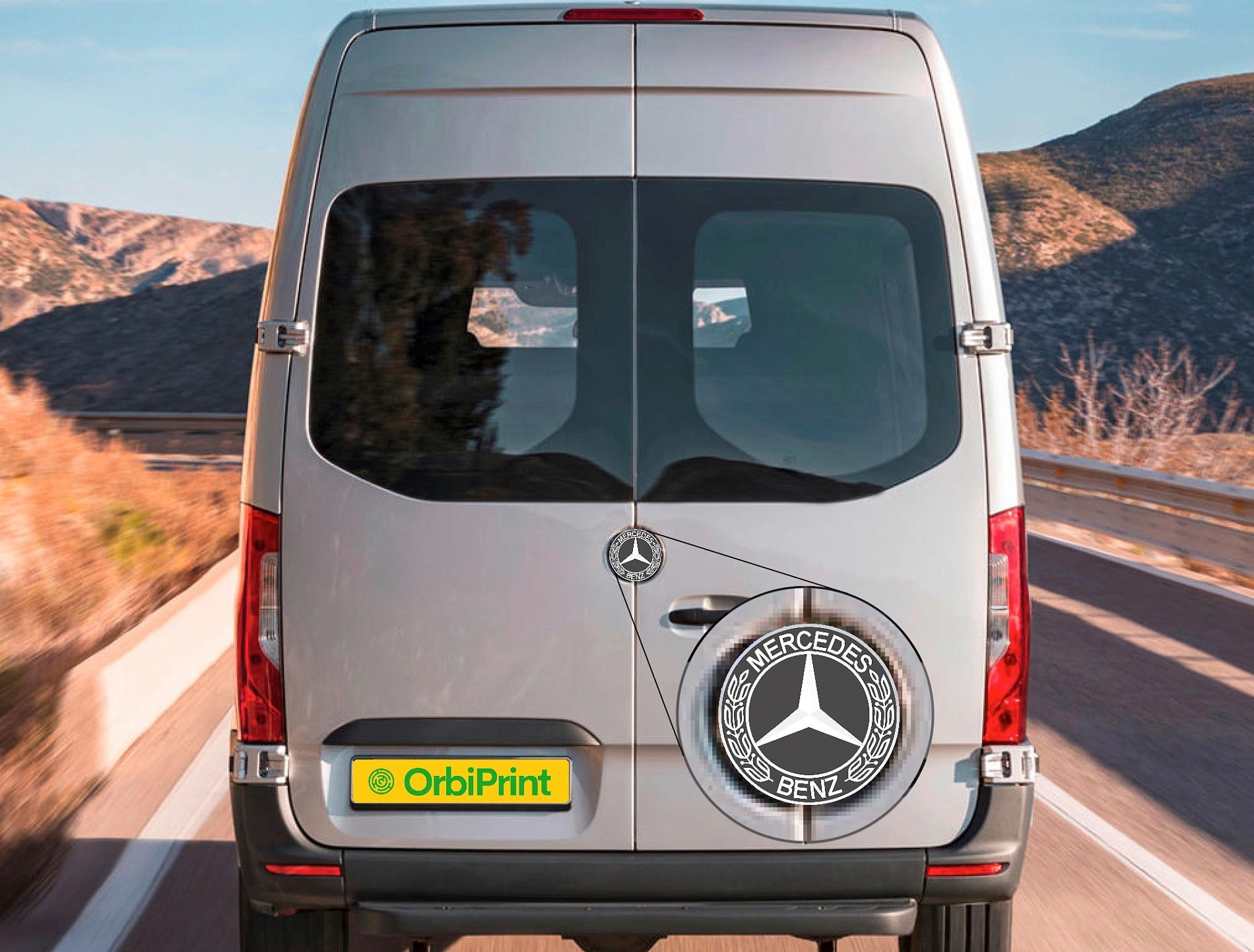 Mercedes Badge Sprinter 06-24 3D Printed Benz, Emblem, Camper ...