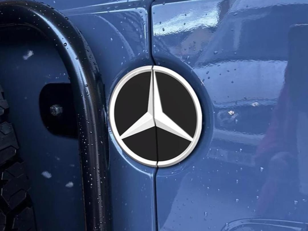 MB Logo Rear Door Split Emblem for Mercedes Sprinter & VW Crafter Vans ...