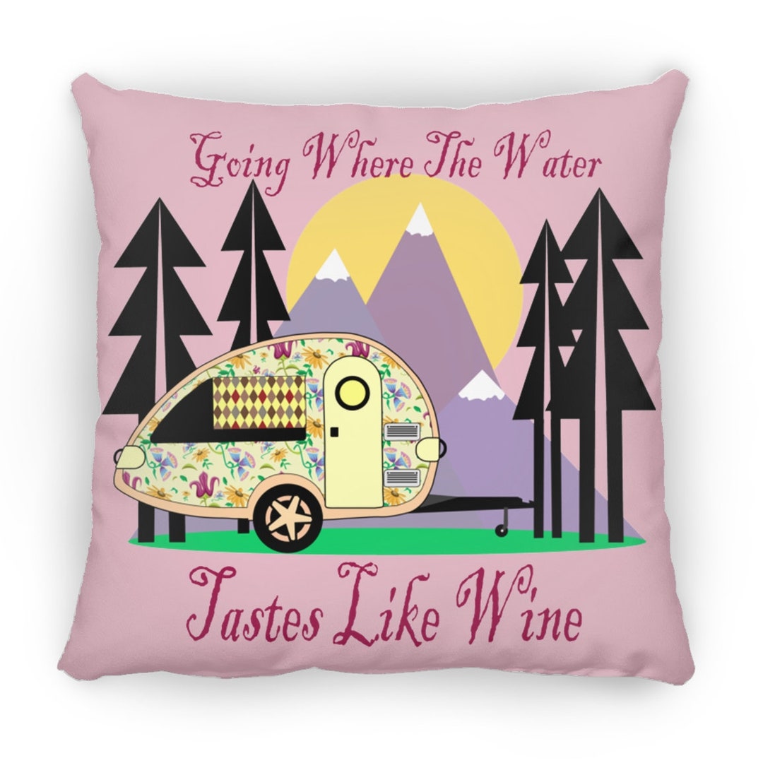 Hippy Trailer, 18 X 18 Pillow, Trailer Pillow, Trailer Accessories ...