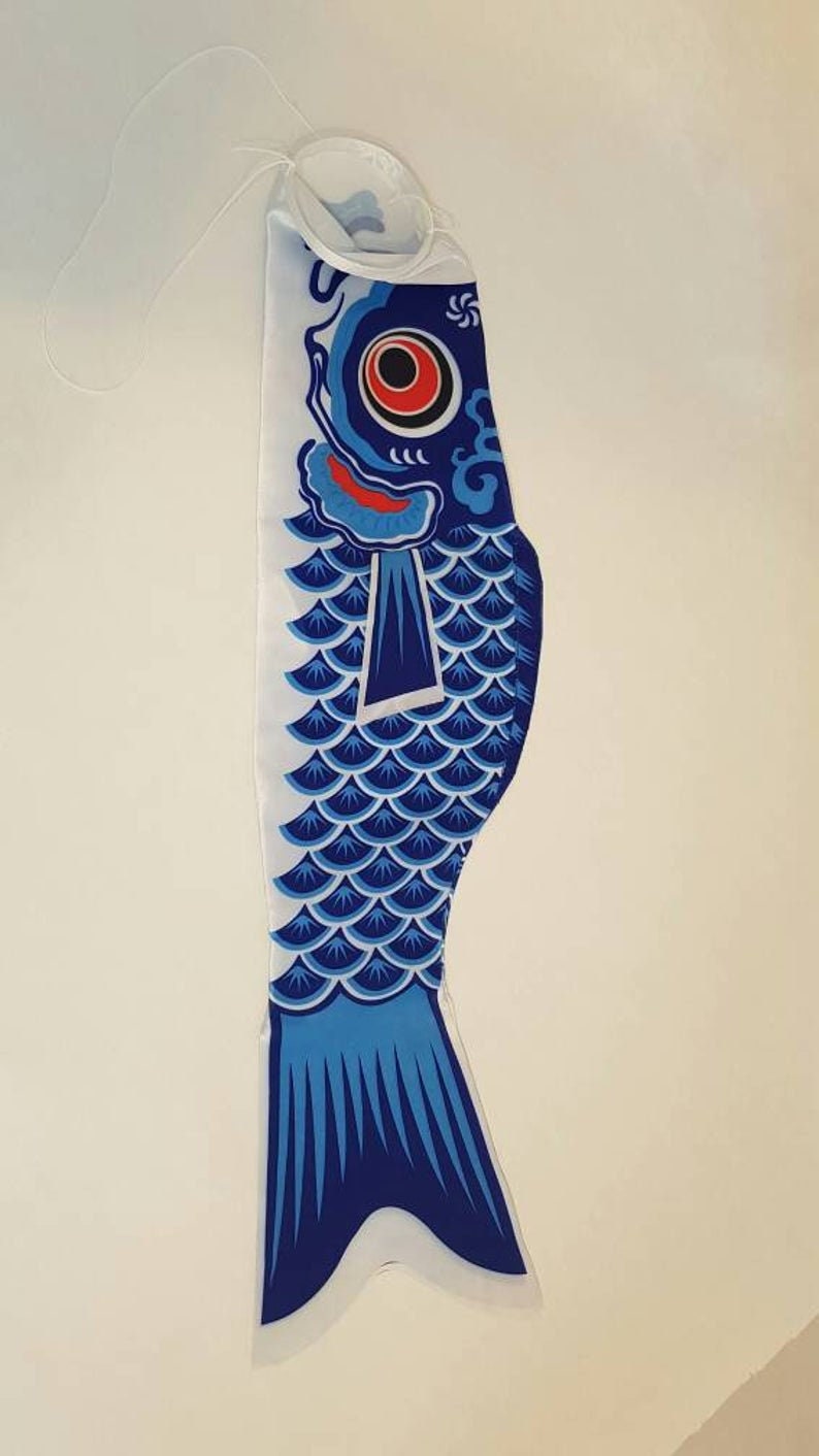 Koi Nobori Windsock Japanese Fish Decoration Children's - Etsy