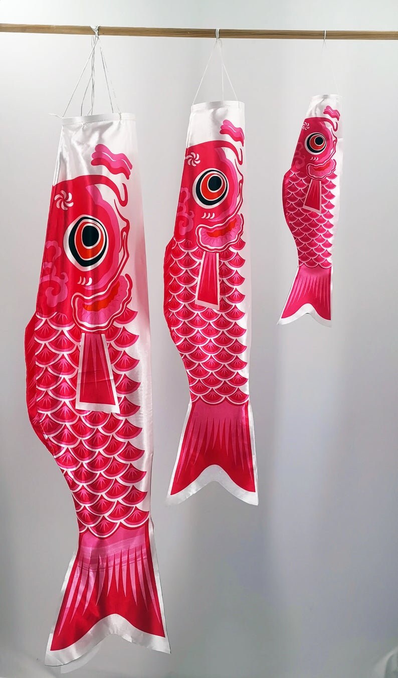 Koi Nobori Windsock Japanese Fish Decoration, Children's Day Souvenir ...