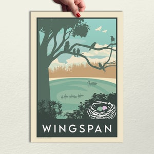 Wingspan Board Game Poster Print Minimalist Wall Art - Etsy
