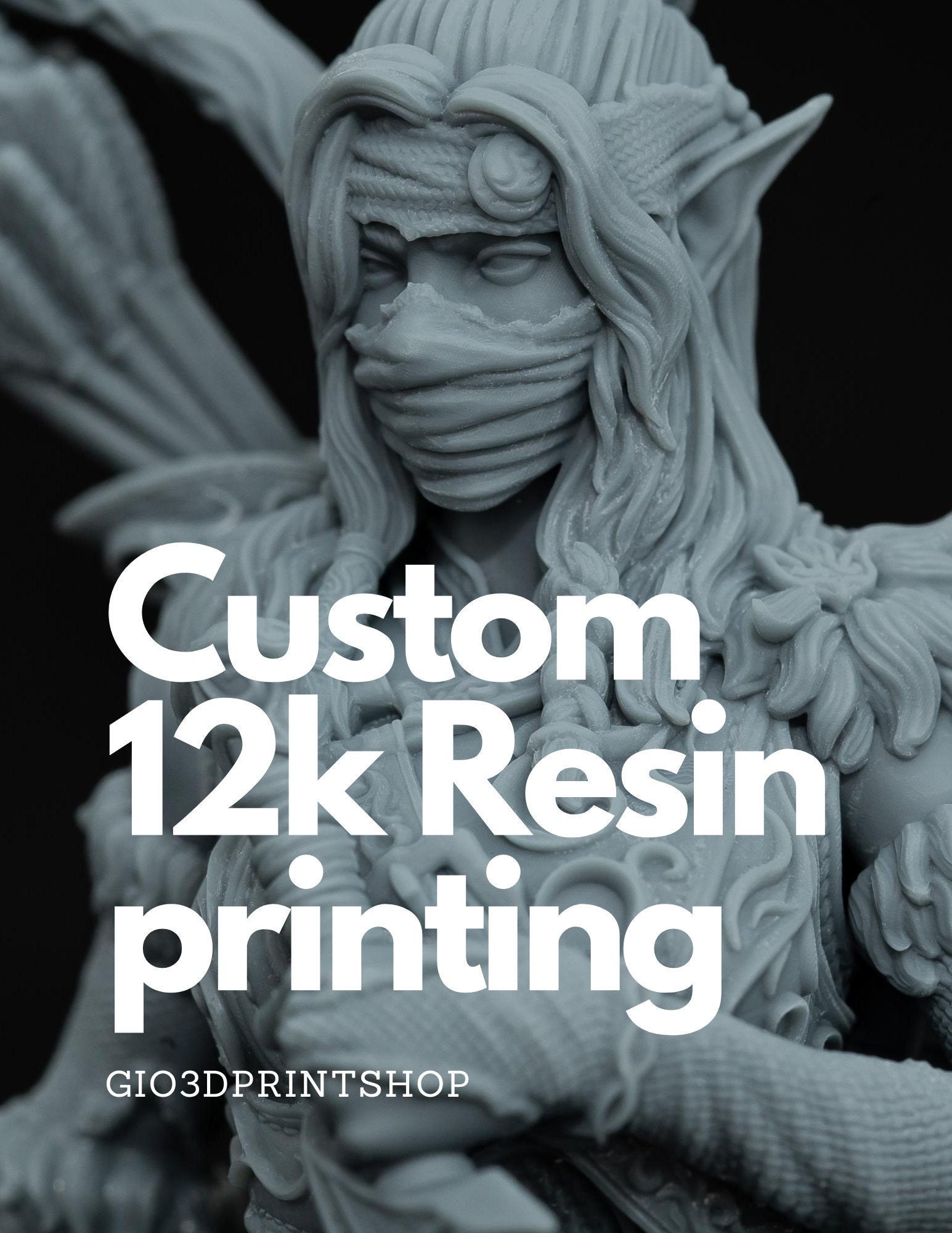 Custom 4K • 8K • 12K • 14K 3D Resin Printing Service – High-detail ...
