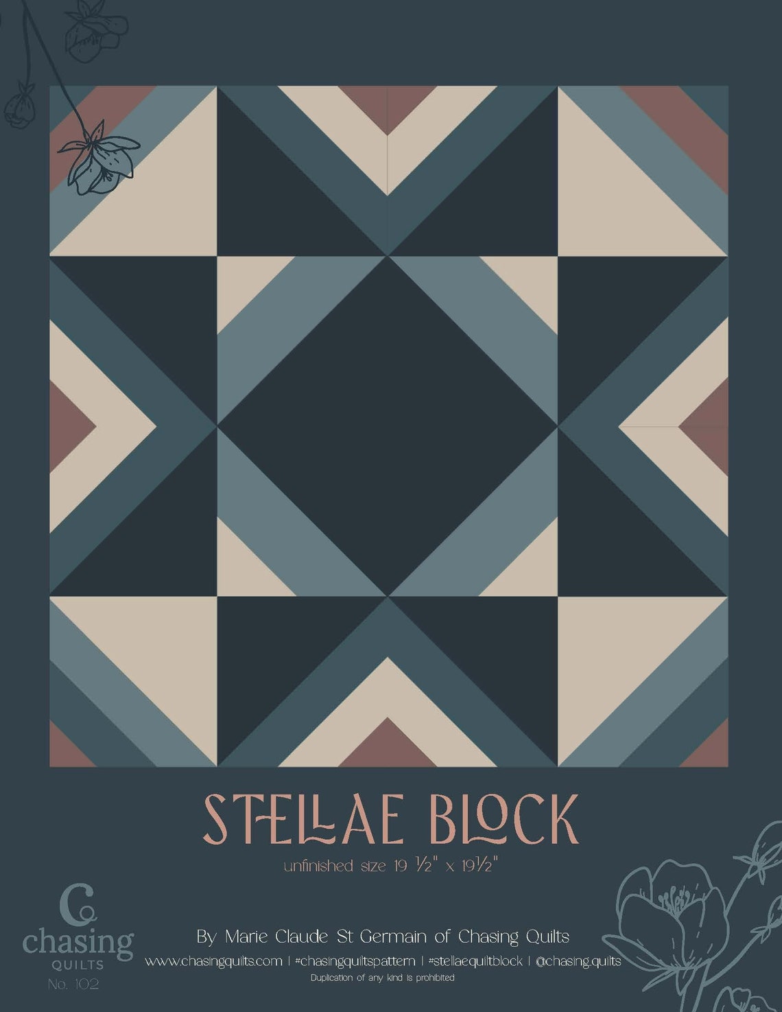 Stellae Block PDF Pattern - Etsy