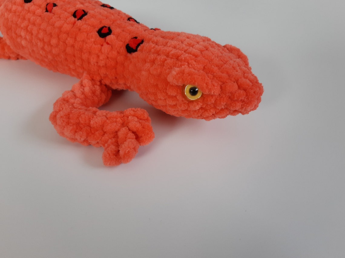 Red Spotted Newt 17 Newt Stuffed Animal Red - Etsy