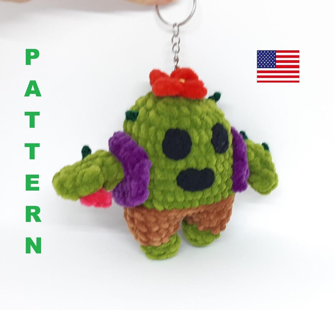 PATTERN Crochet Spike Keychain Inspired Brawl Stars is the Best Gift ...