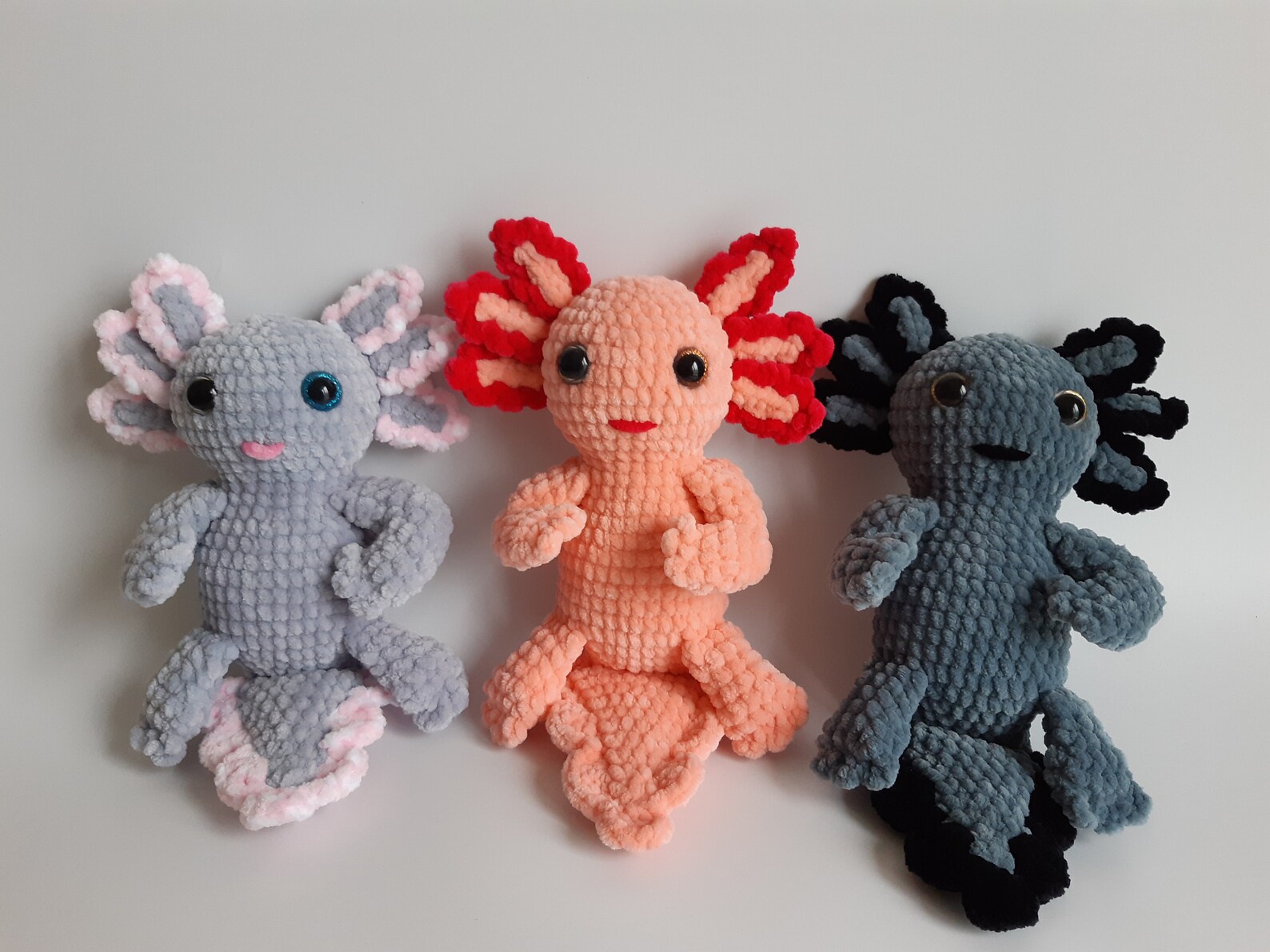 Plush Axolotl PATTERN Crochet Axolotl Toy Pattern Plush Tiny - Etsy