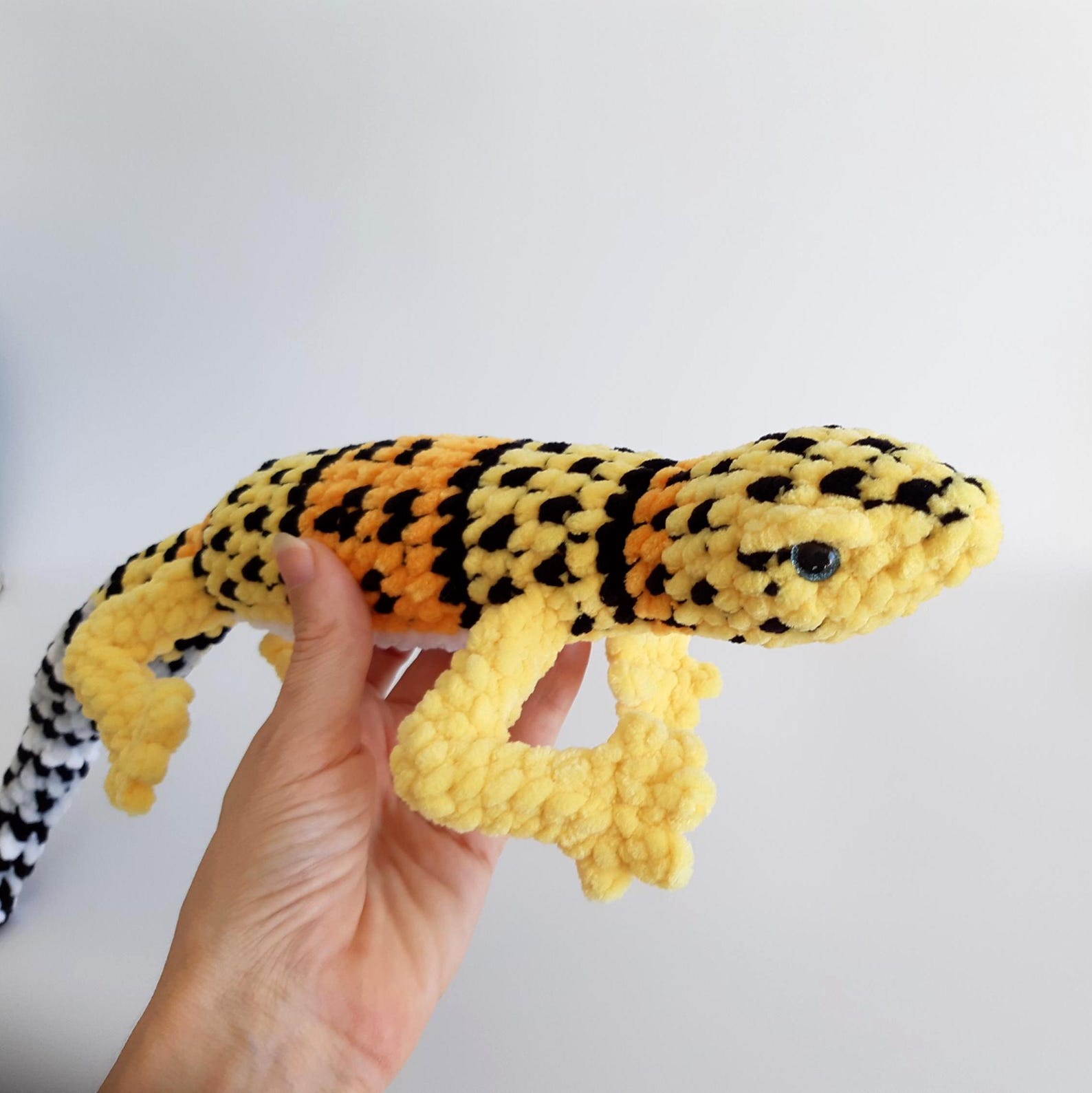 Leopard Gecko Crochet Pattern: Amigurumi Lizard Toy (PDF Download) - Etsy
