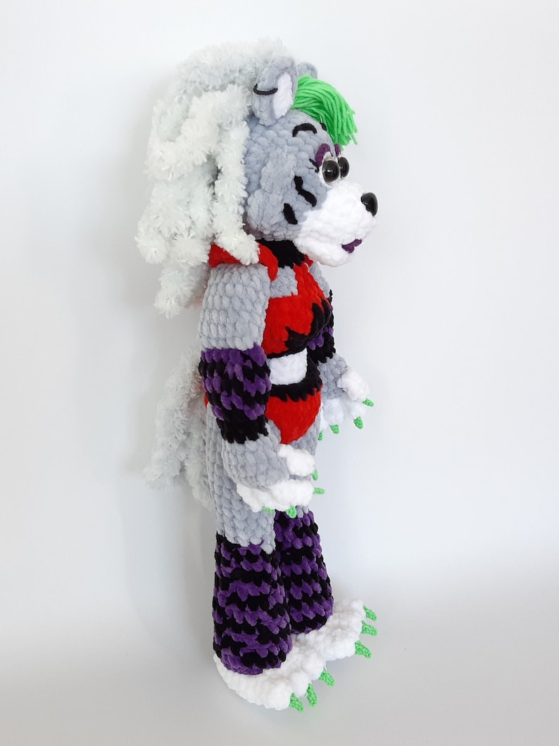 Crochet Roxanne Wolf Plush Toy Five Nights at Freddy's: - Etsy
