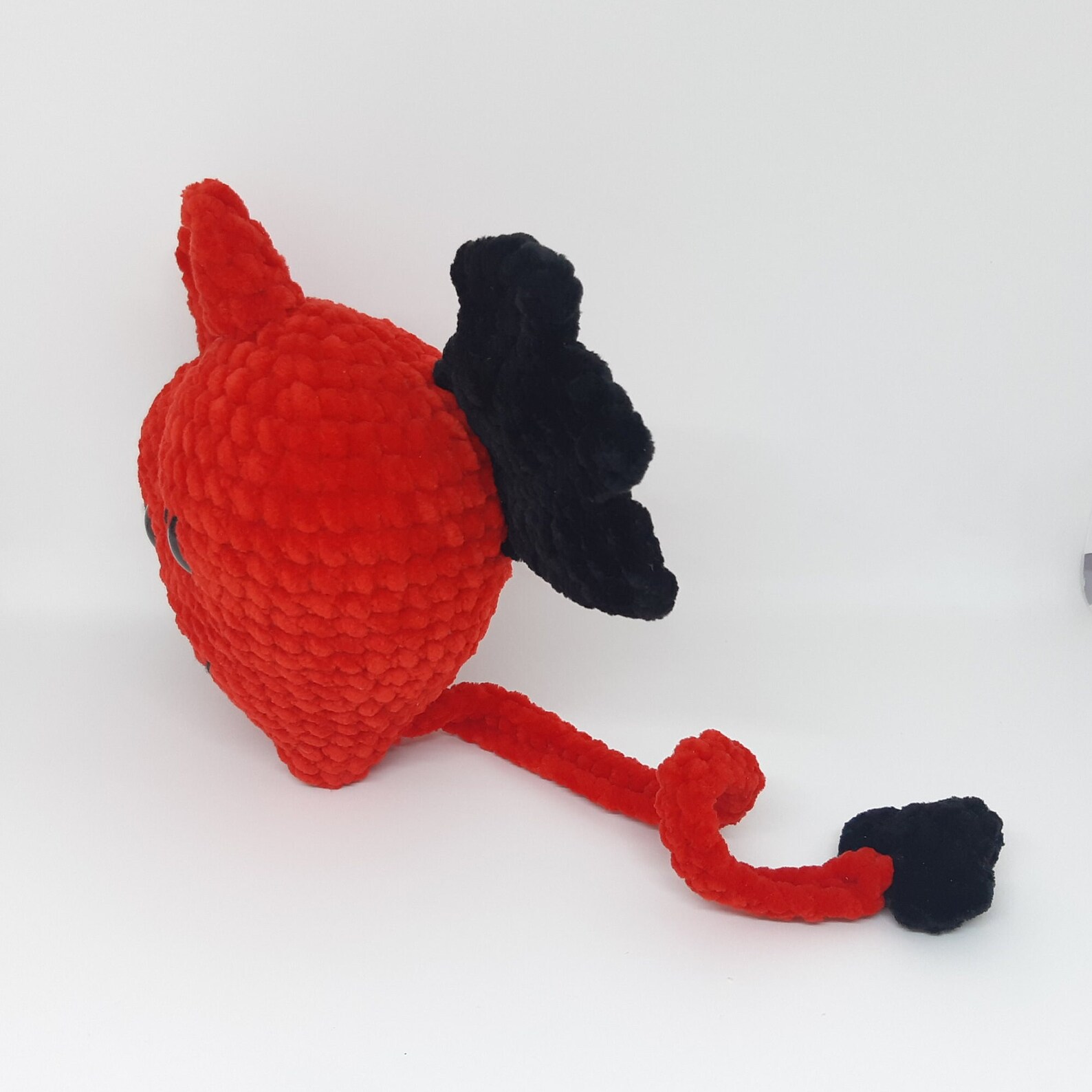 Plush Devil Heart PATTERN Crochet Heart Plush Pattern Plush - Etsy