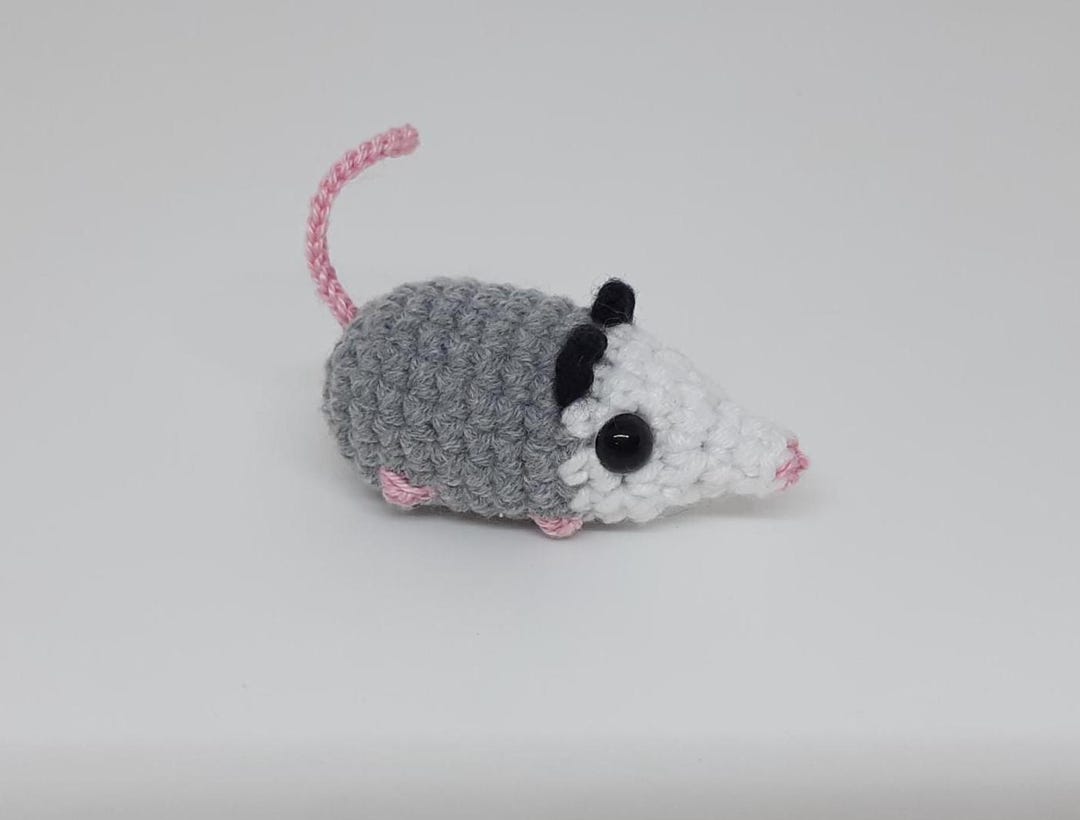 Tiny Possum Crochet Miniature Cute Mini Doll Gift for Animal Lovers - Etsy