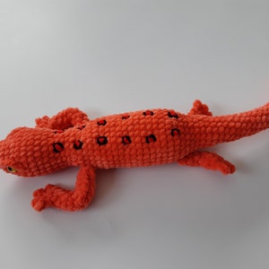 Red Spotted Newt Crochet Pattern: Plush Salamander Red Eft (PDF) - Etsy