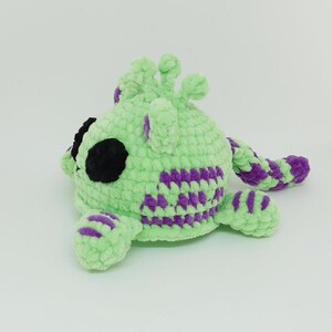 Crochet Alien Cat Plushie: Handmade Stuffed Extraterrestrial Kitty Toy ...