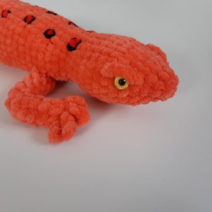 Red Spotted Newt Crochet Pattern: Plush Salamander Red Eft (PDF) - Etsy