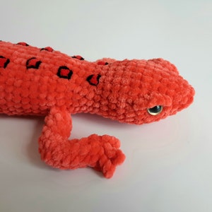 Red Spotted Newt 17 , Newt Stuffed Animal, Red Salamander, Crochet ...