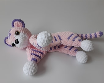 Pink Tiger Plush - Etsy