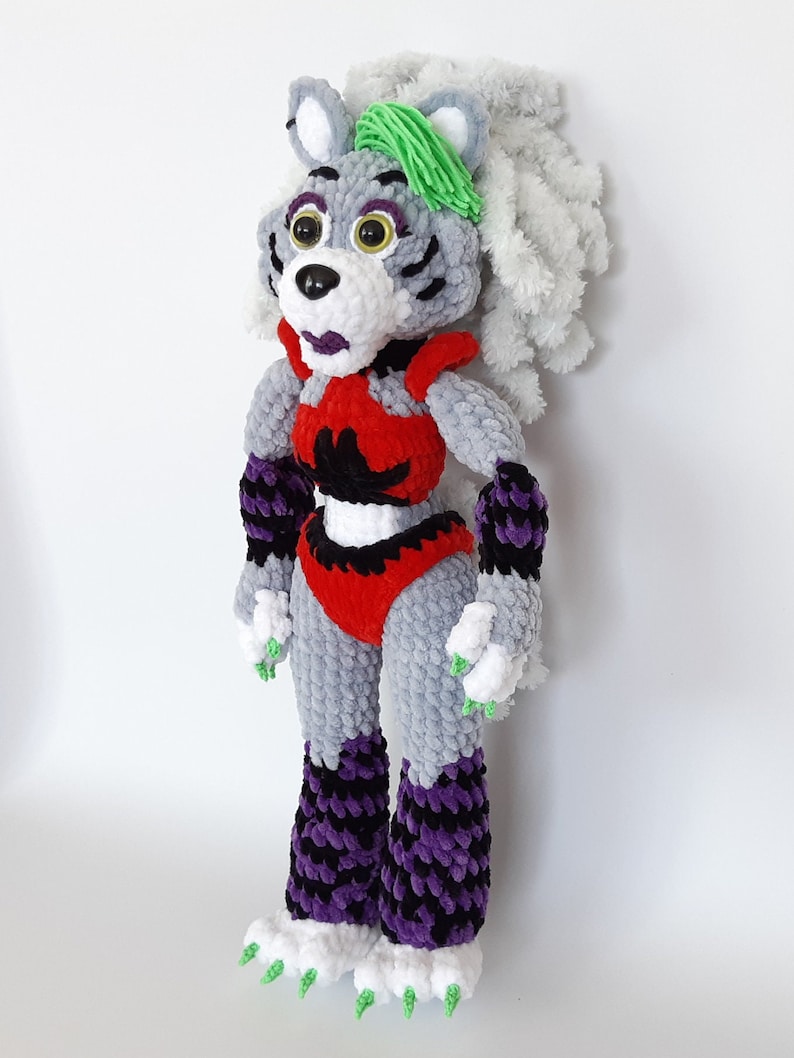 Crochet Roxanne Wolf Plush Toy Five Nights at Freddy's: Security Breach ...