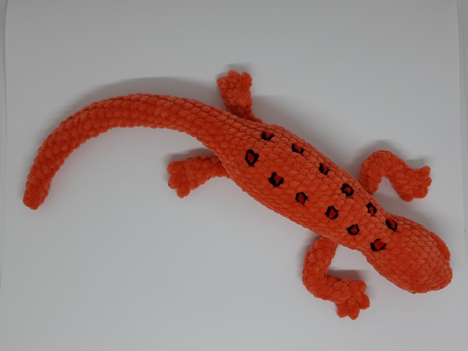 Red Spotted Newt Crochet Pattern: Plush Salamander Red Eft (PDF) - Etsy
