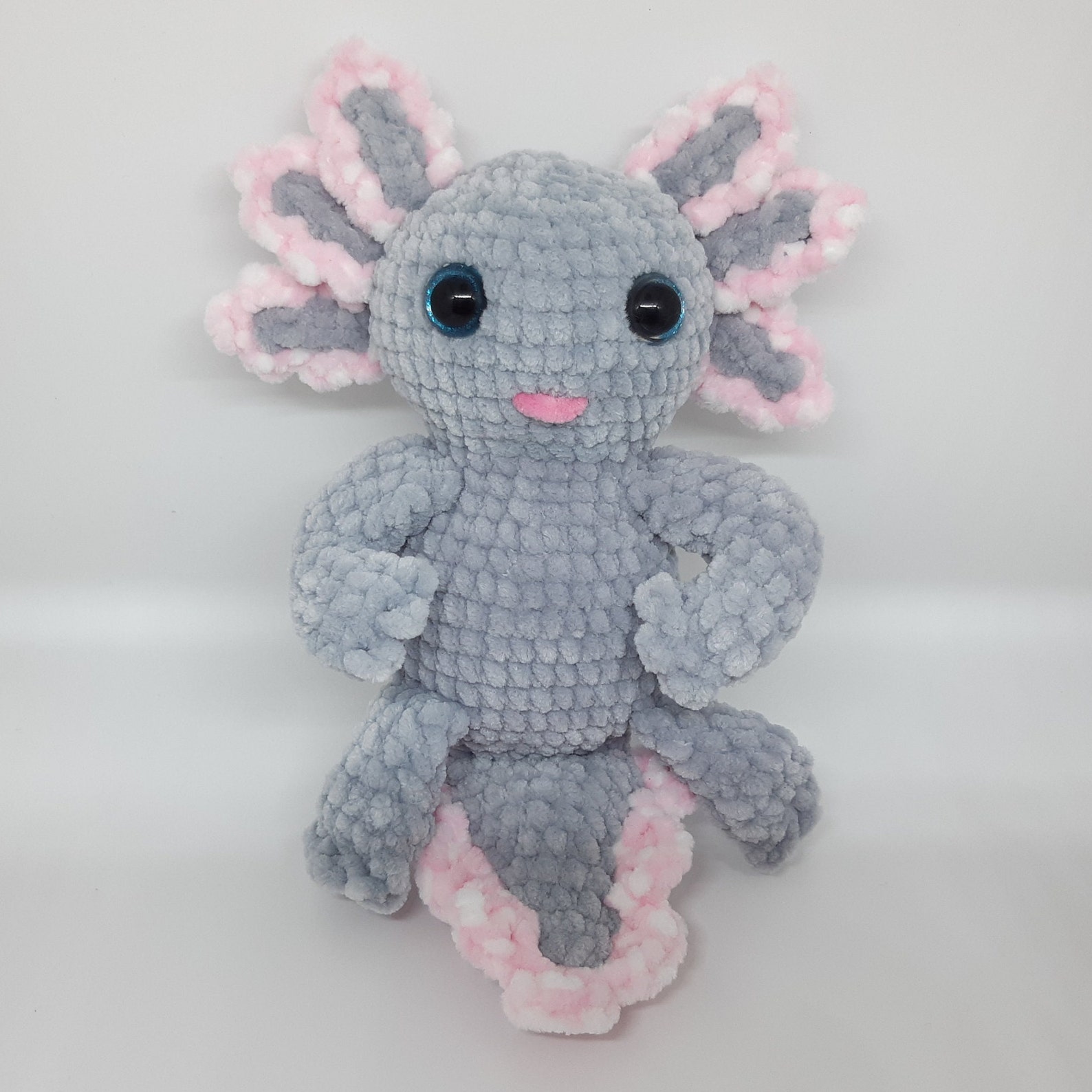 Crochet Cute Axolotl Amigurumi Axolotl Plush Kawaii Axolotl - Etsy