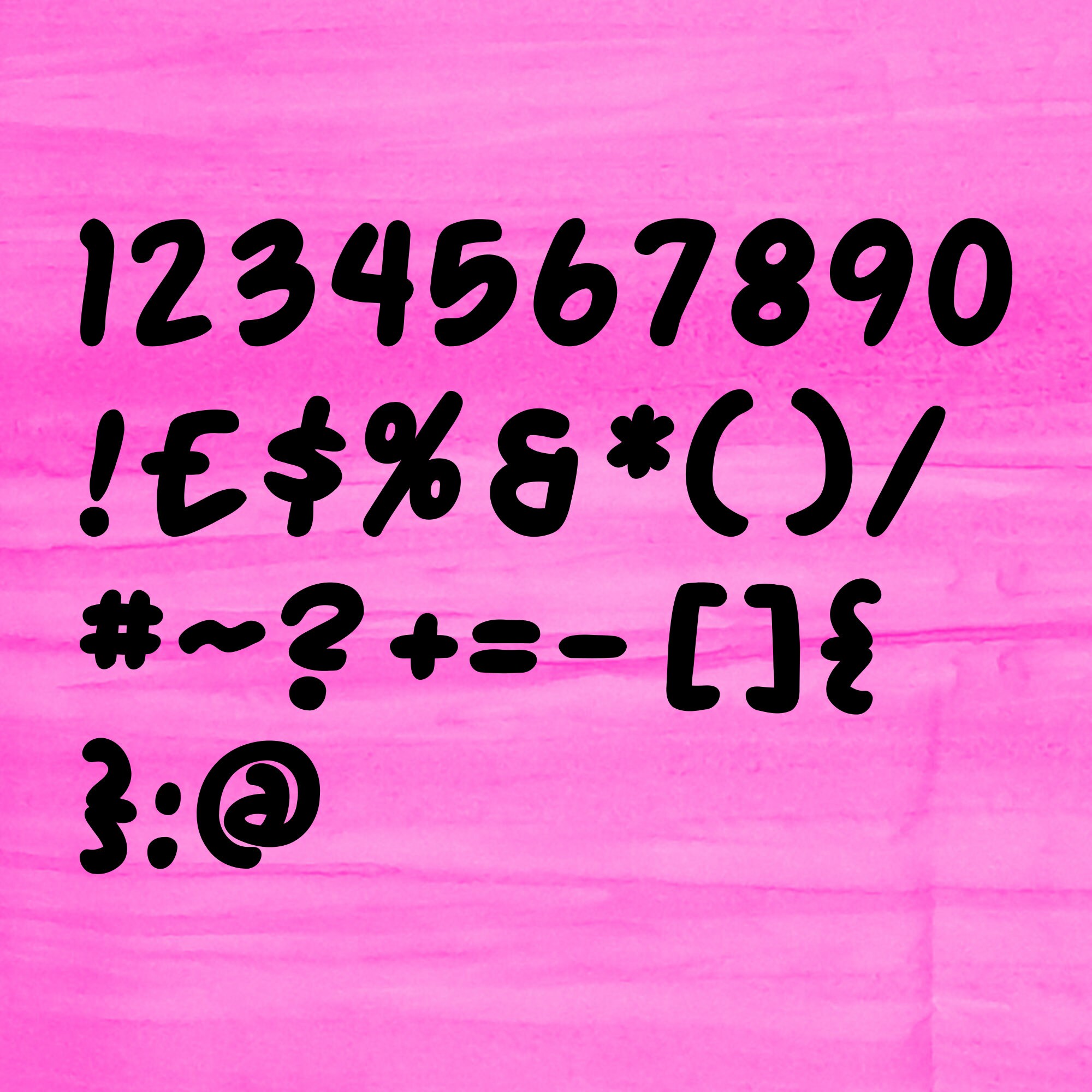 Download - Chunky Alphabet 1 - PDF, SVG & DXF Formats. Free Tip Sheets ...