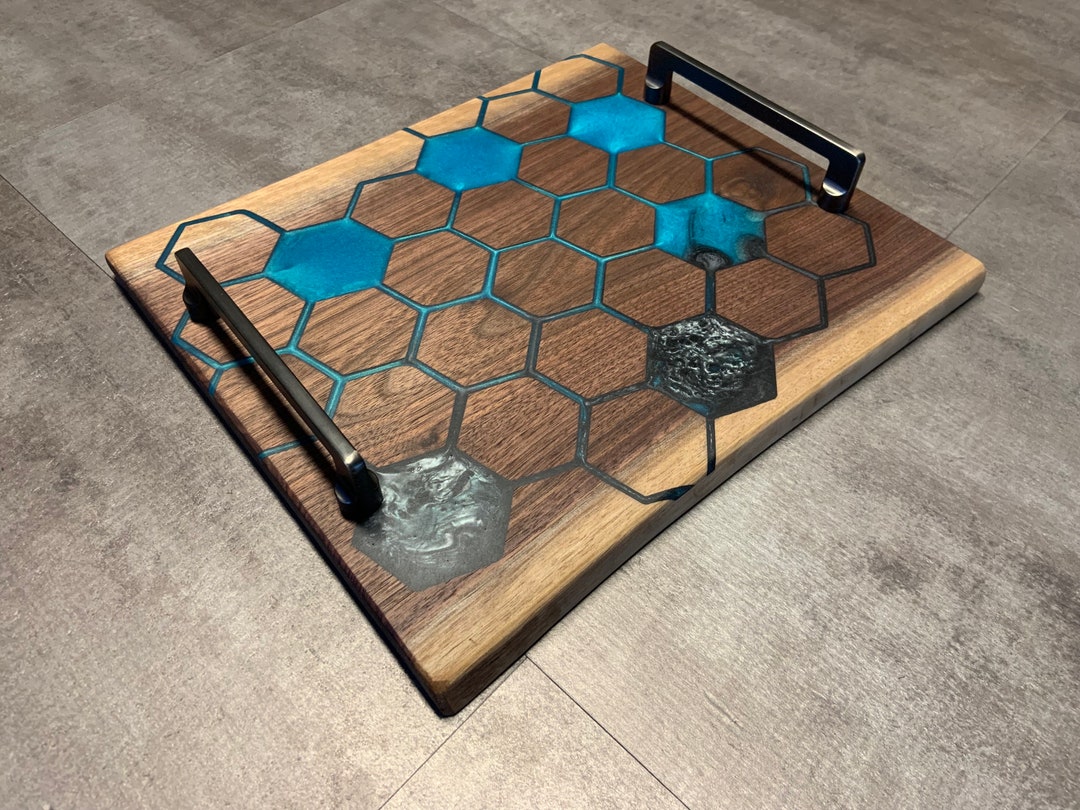 Serving Tray Resin Epoxy Resin Epoxy Tray - Etsy