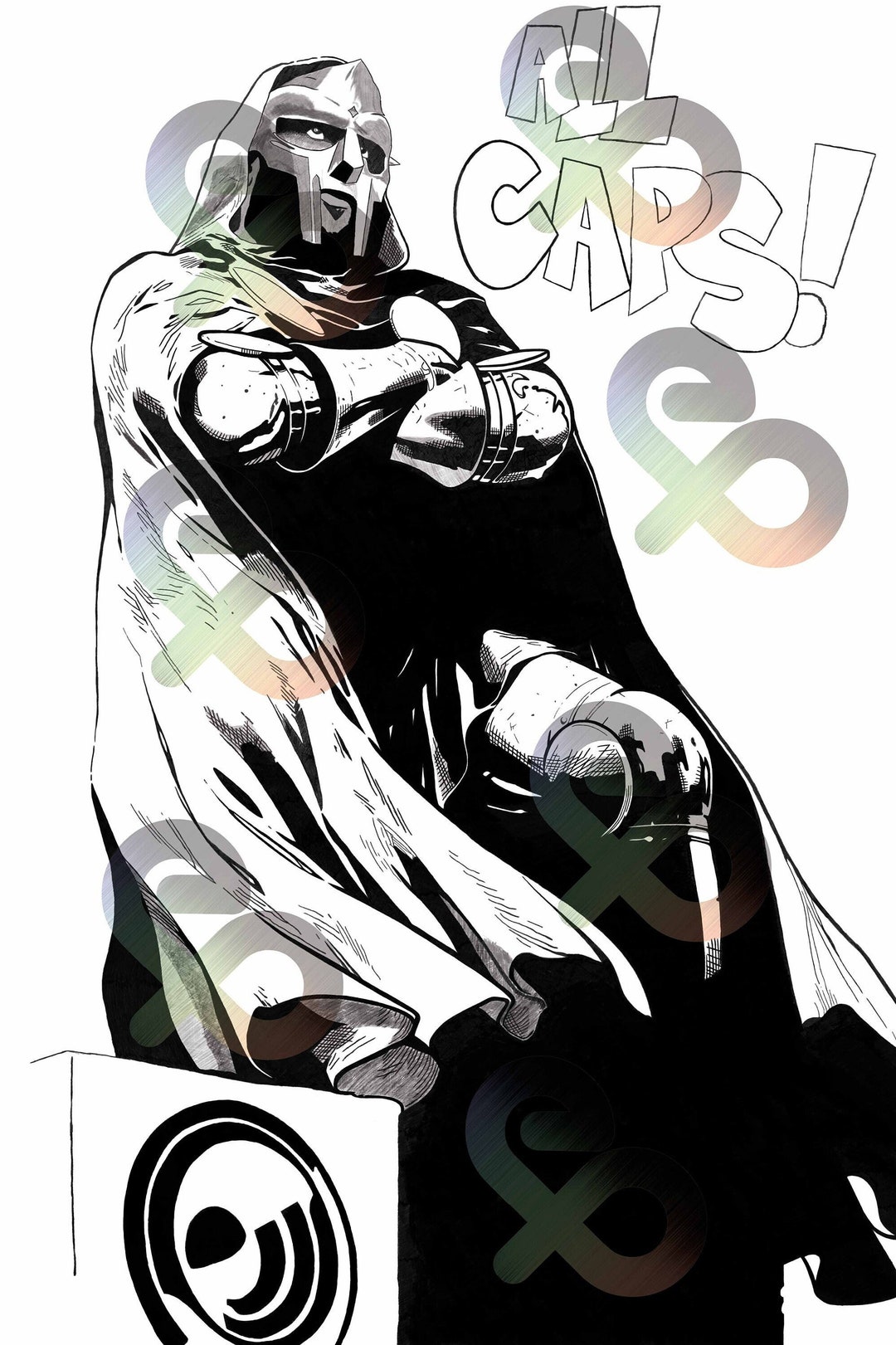 MF DOOM Tribute Poster - Etsy