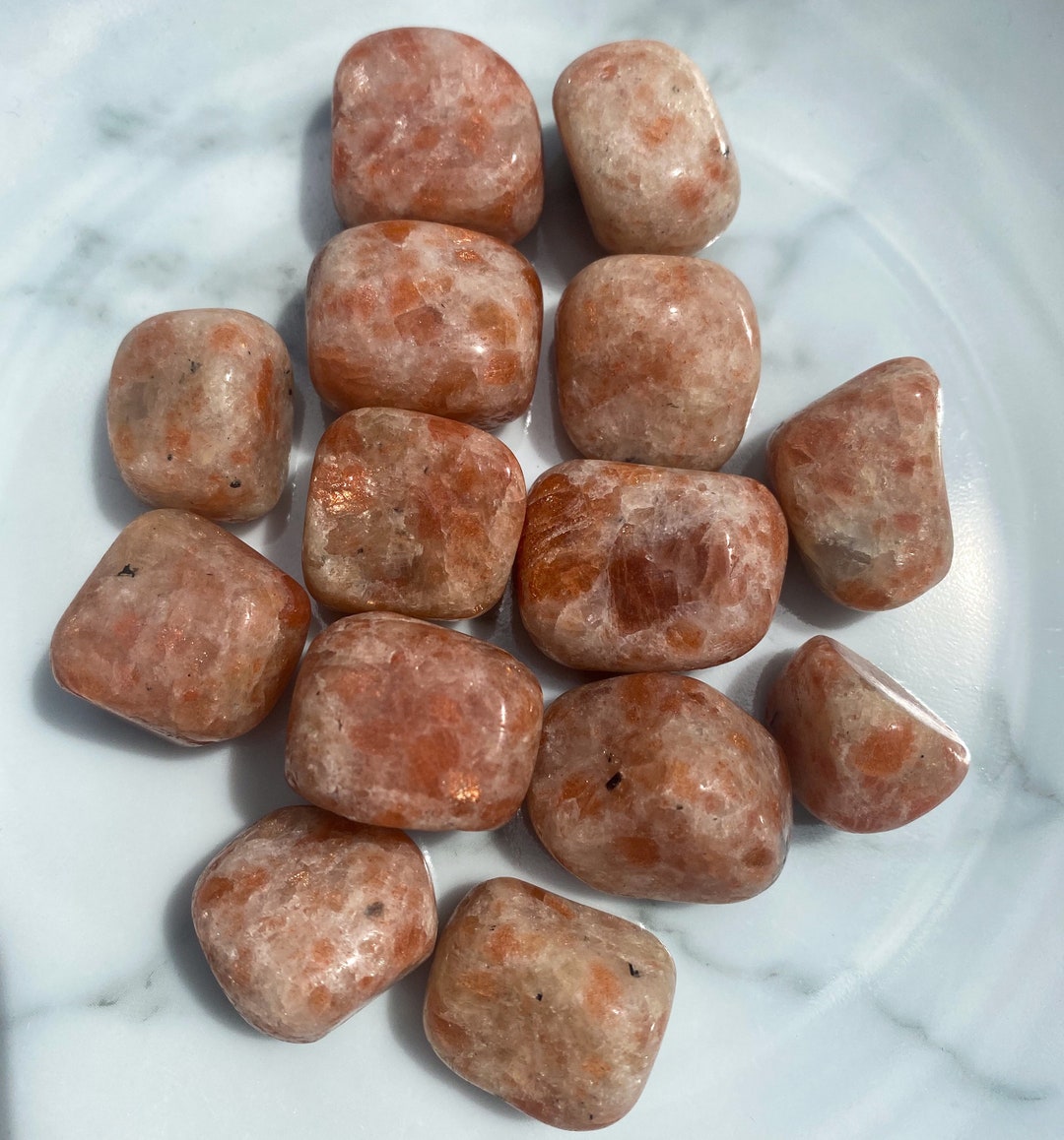 Sunstone Tumble Stone Joy Light Happiness - Etsy