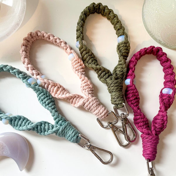 Macrame Keychain Personalized - Etsy