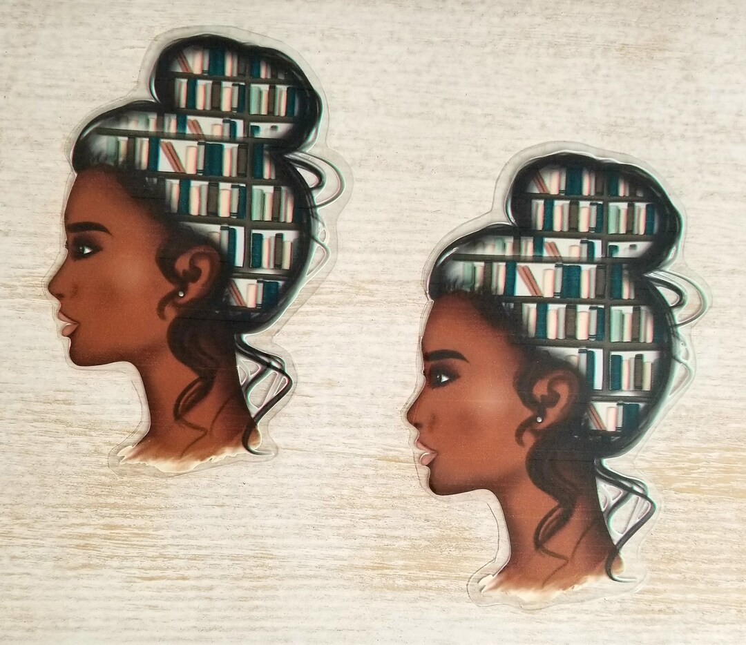 African American Book Lover Bookmark (set of 2), Bookmarks, African ...