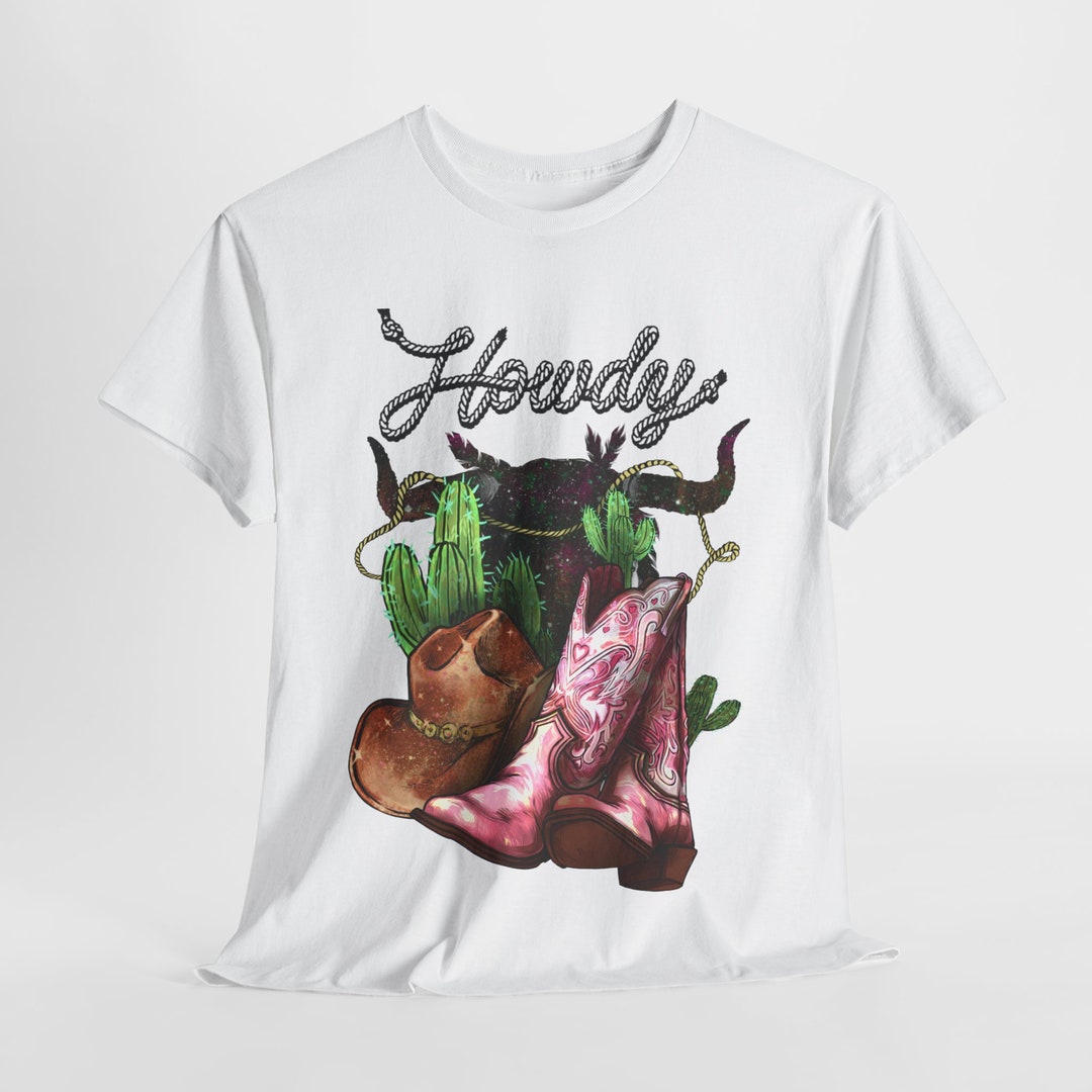 Howdy Unisex Tee White, Cowgirl, AKA, Boule, Alpha Kappa Alpha, HBCU ...