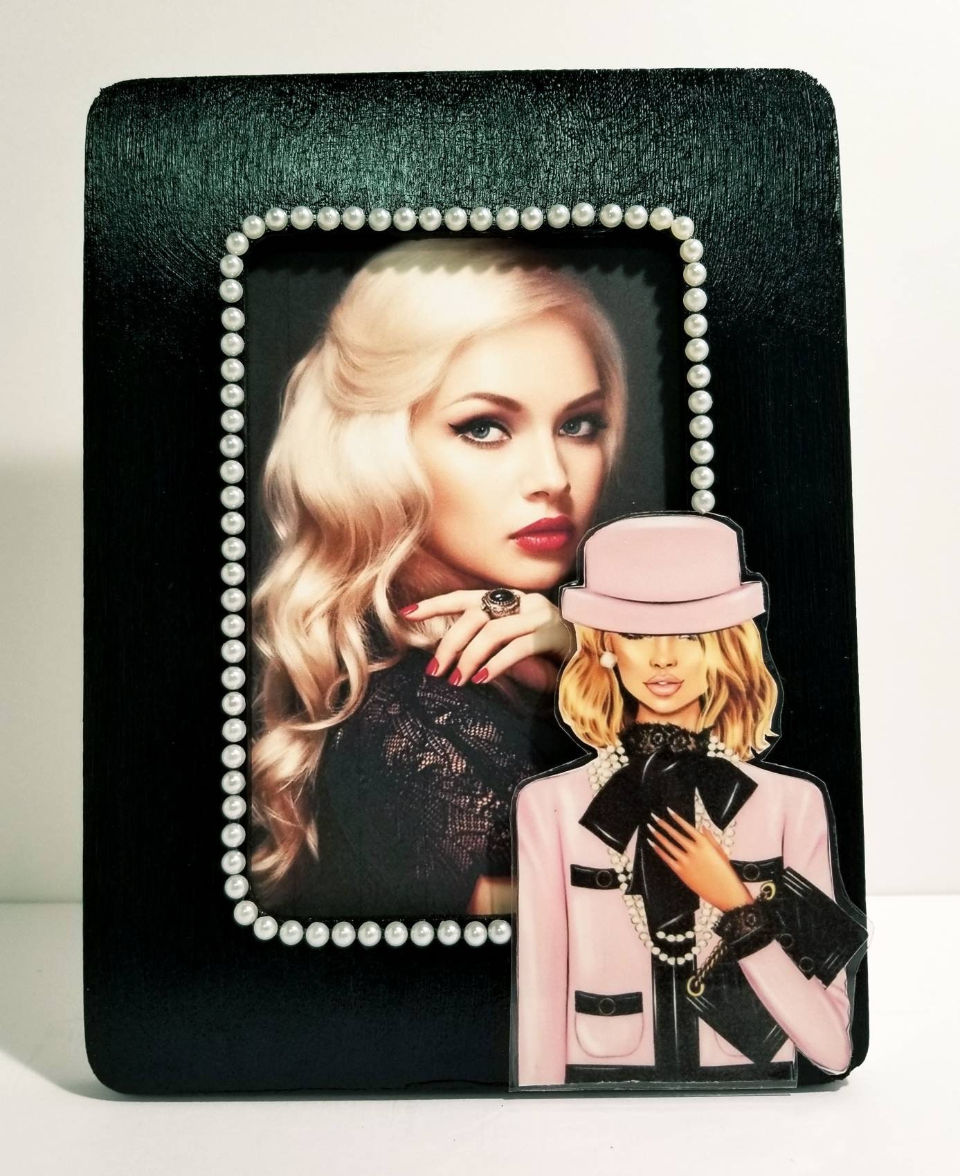 Classy Lady Pearl Photo Frame, Custom Photo Frame, Custom Picture Frame ...